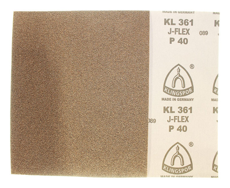 230x280mm Klingspor KL361JF 40g Emery Cloth Pads | PWP Industrial
